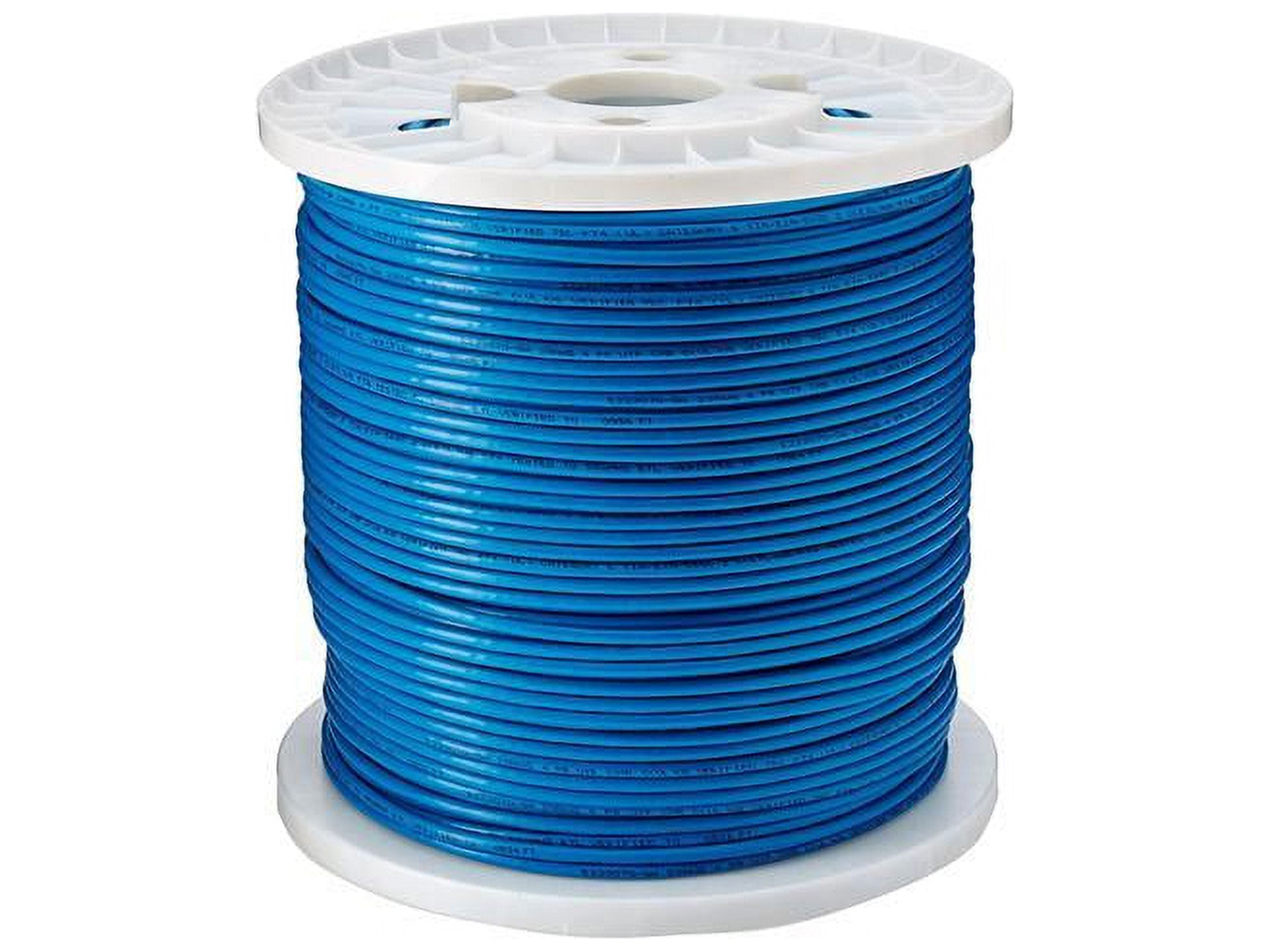 Tripp Lite 1000ft Cat6 550MHz Gigabit Bulk Solid PVC CMR Cable Blue ...