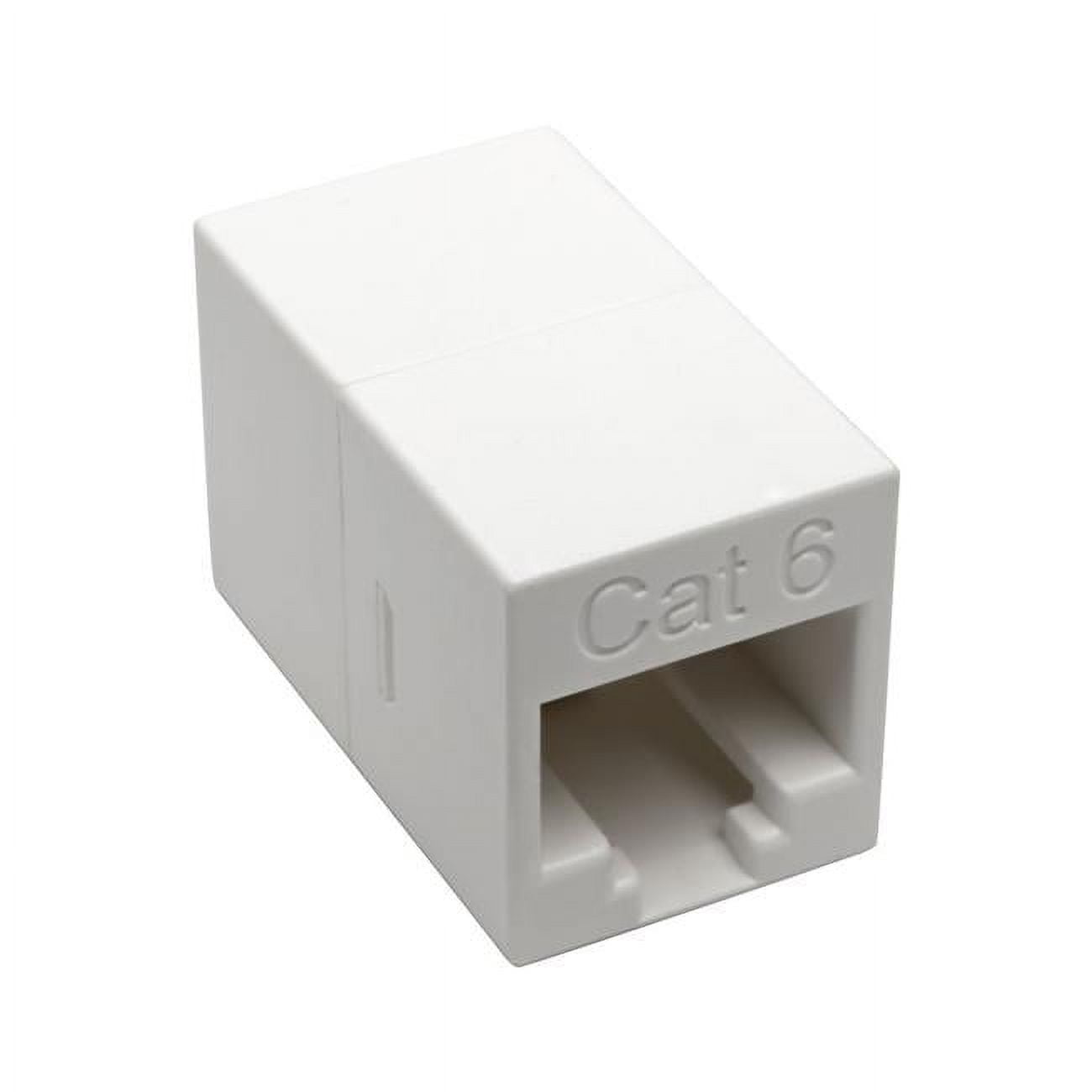 Tripp Lite Cat6 in-line Coupler Compact - White - Walmart.com