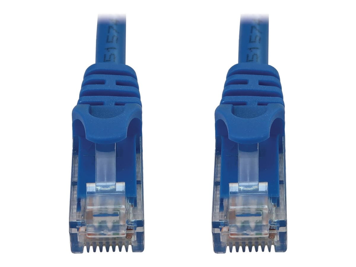 Eaton Tripp Lite Series Cat6a 10G Snagless Molded UTP Ethernet Cable (RJ45 M/M), PoE, Blue, 6 in ...