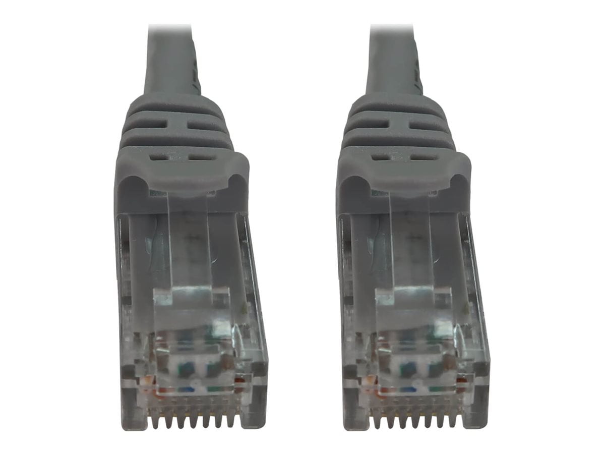Eaton Tripp Lite Series Cat6a 10G Snagless Molded UTP Ethernet Cable (RJ45 M/M), PoE, Gray, 50 ...