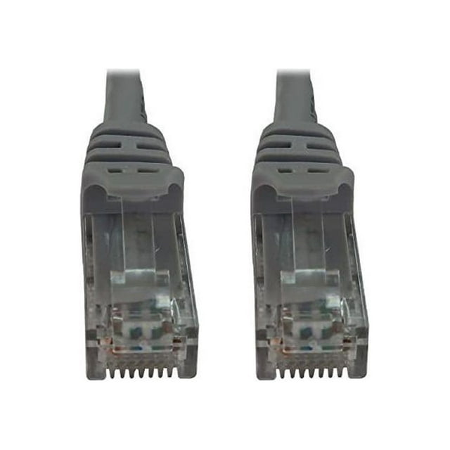 Tripp Lite Cat6a 10G Snagless Molded UTP Ethernet Cable (RJ45 M/M), PoE, Gray, 50 ft. (15.2 m ...