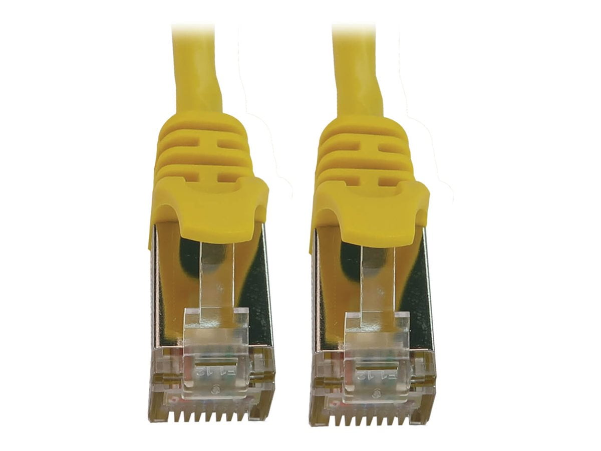 Tripp Lite 25' Cat6a 10G Snagless Shielded Slim Ethernet Cable Yellow ...