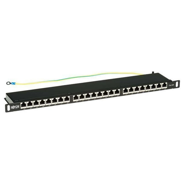 Tripp Lite Cat6a 24-Port High-Density Patch Panel - Shielded, Dual IDC ...