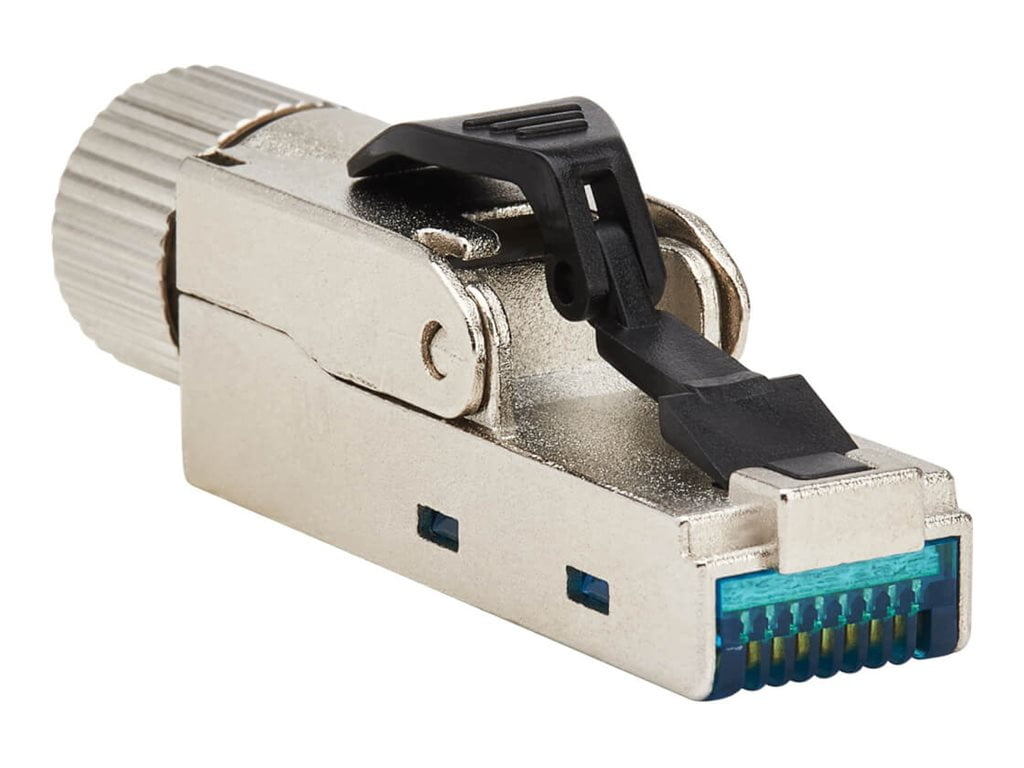 Tripp Lite Cat6a Class EA STP Field-Termination Plug, 568A/568B, TAA - 1 x RJ-45 Network Male ...