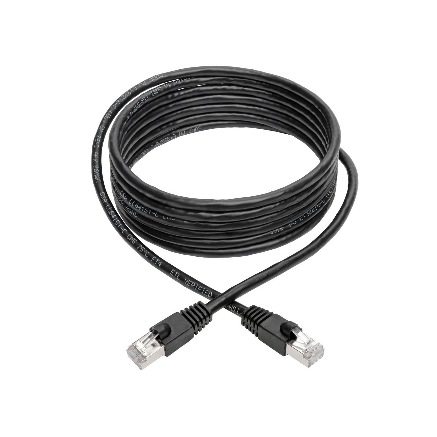 Tripp Lite Cat6a Snagless Shielded STP Patch Cable - Walmart Business ...