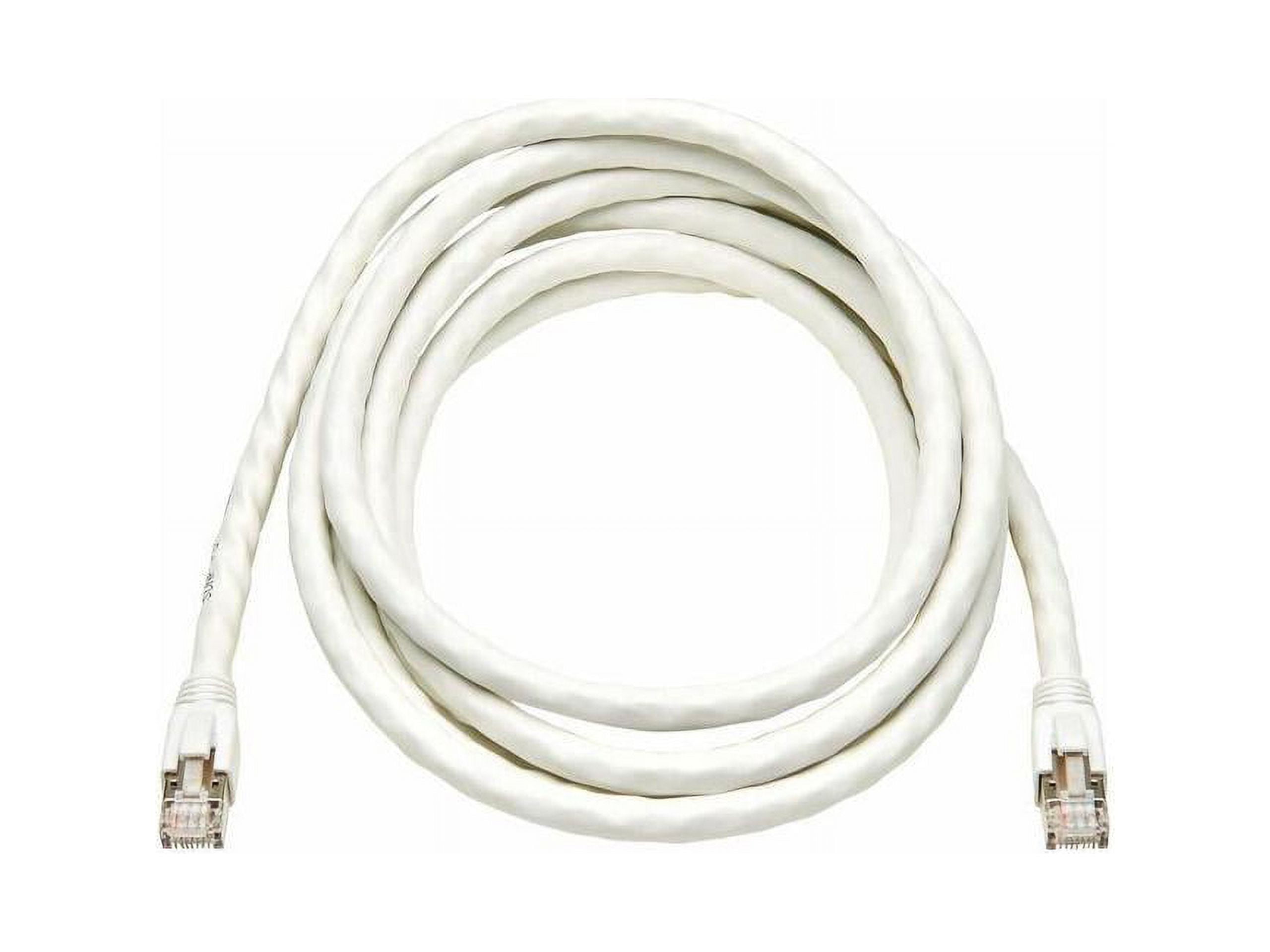 Tripp Lite Cat8 40G Snagless SSTP Ethernet Cable (RJ45 M/M), PoE, White, 10 ft. (3.1 m) - 10 ft ...
