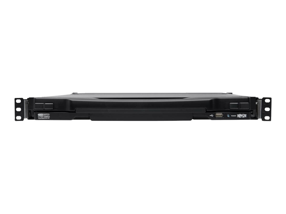 Tripp Lite DisplayPort KVM Console Switch 16-Port 17in LCD Dual Rail ...