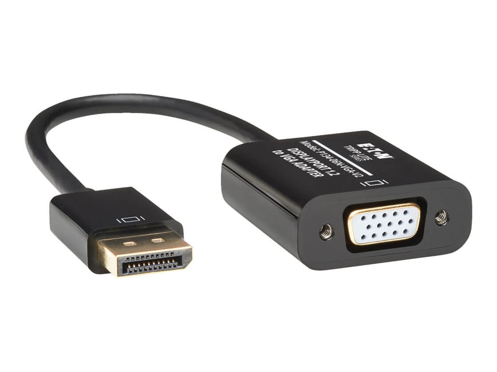 Tripp Lite DisplayPort to VGA Active Cable Adapter, DP 1.2, Converter ...
