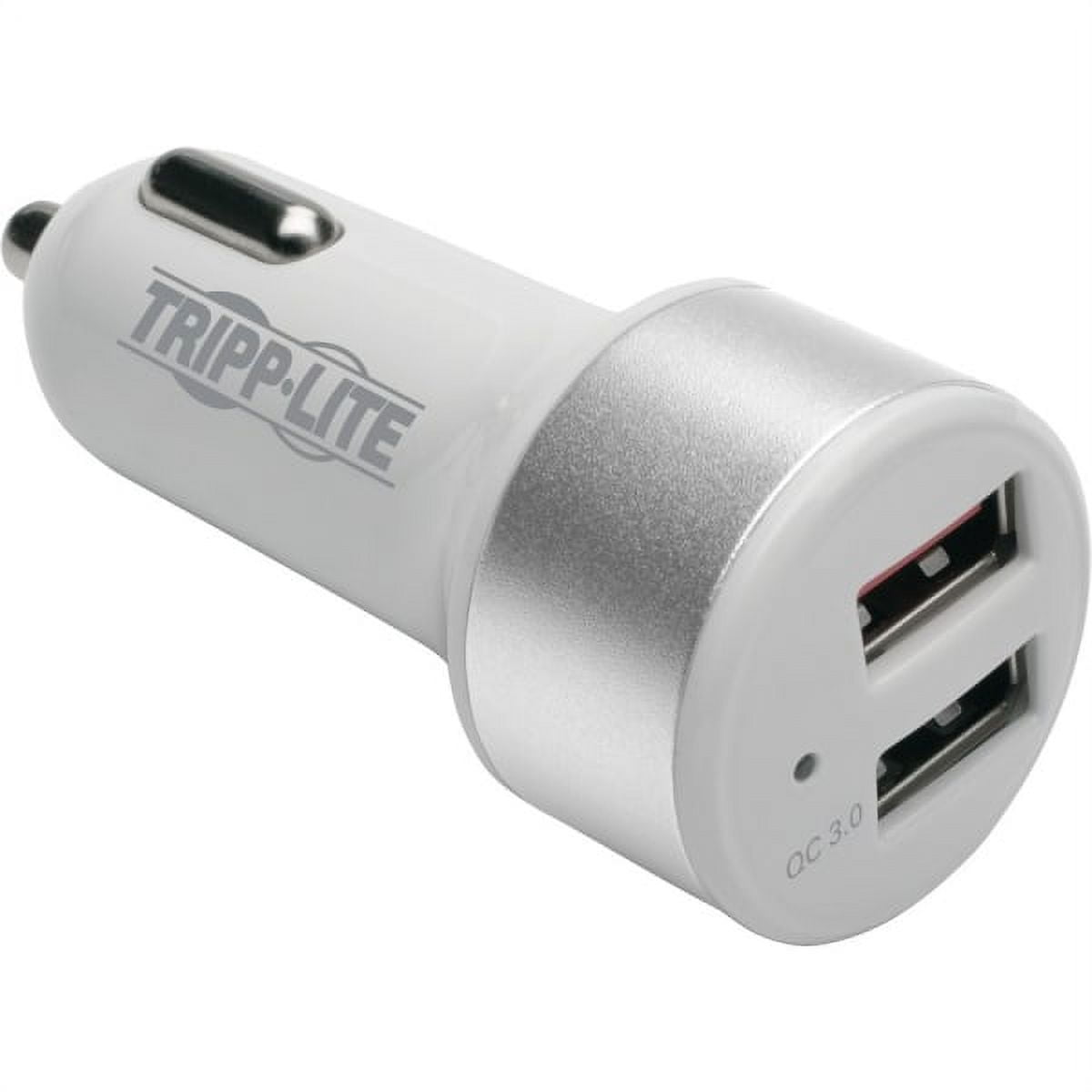 Tripp Lite Dual USB Car Charger w/ Quick Charge 3.0 for Tablets Smartphones (u280-c02-s-qc3 ...