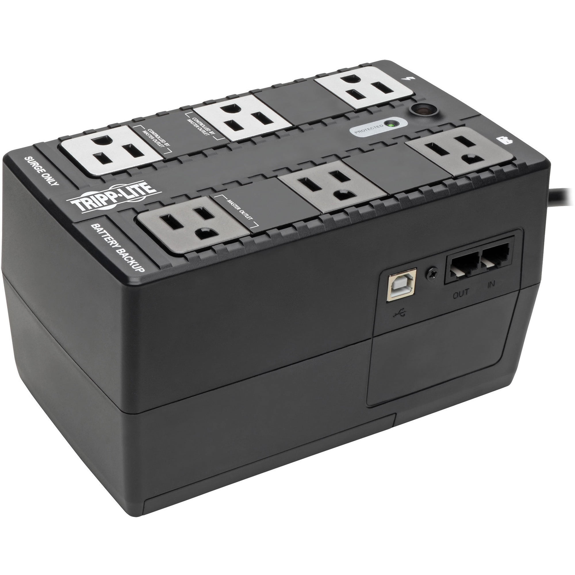 Tripp Lite ECO Series 6-Outlet 350VA/180-Watt USB UPS System - Walmart.com