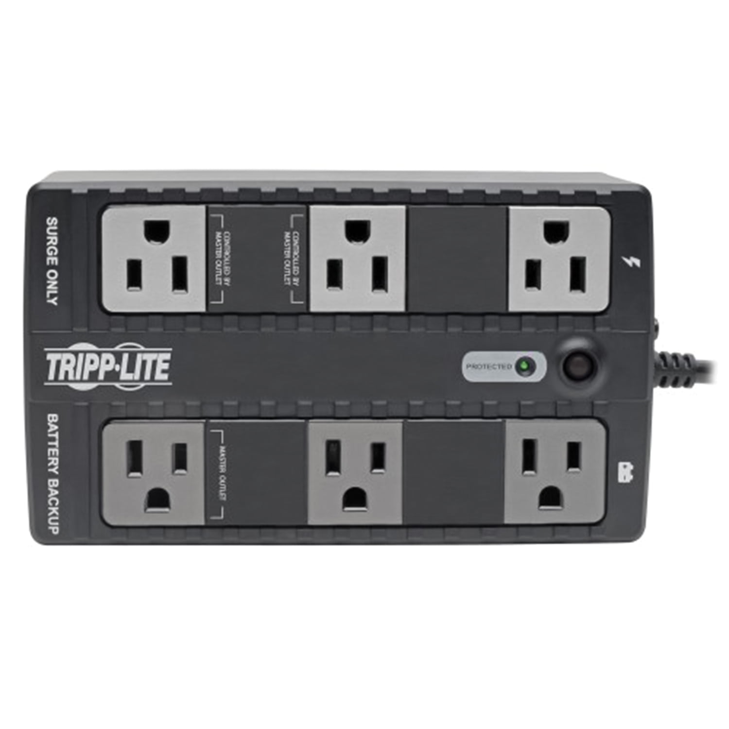 Tripp Lite 350VA 180W Eco 6-Outlet UPS Battery Backup ECO350UPS ...