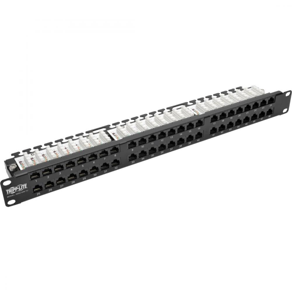 Tripp Lite by Eaton 48-Port 1U Rack-Mount High-Density UTP 110-Type ...