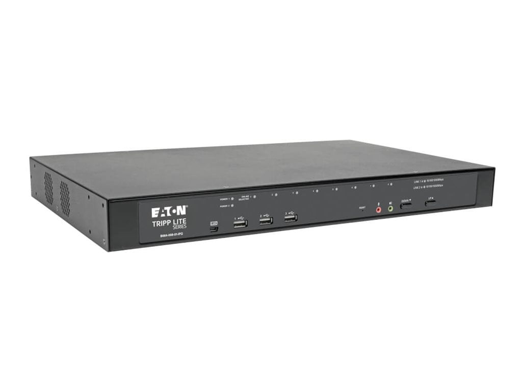 EATON TRIPP LITE SERIES 8-PORT CAT5 KVM OVER IP SWITCH WITH VIRTUAL ...