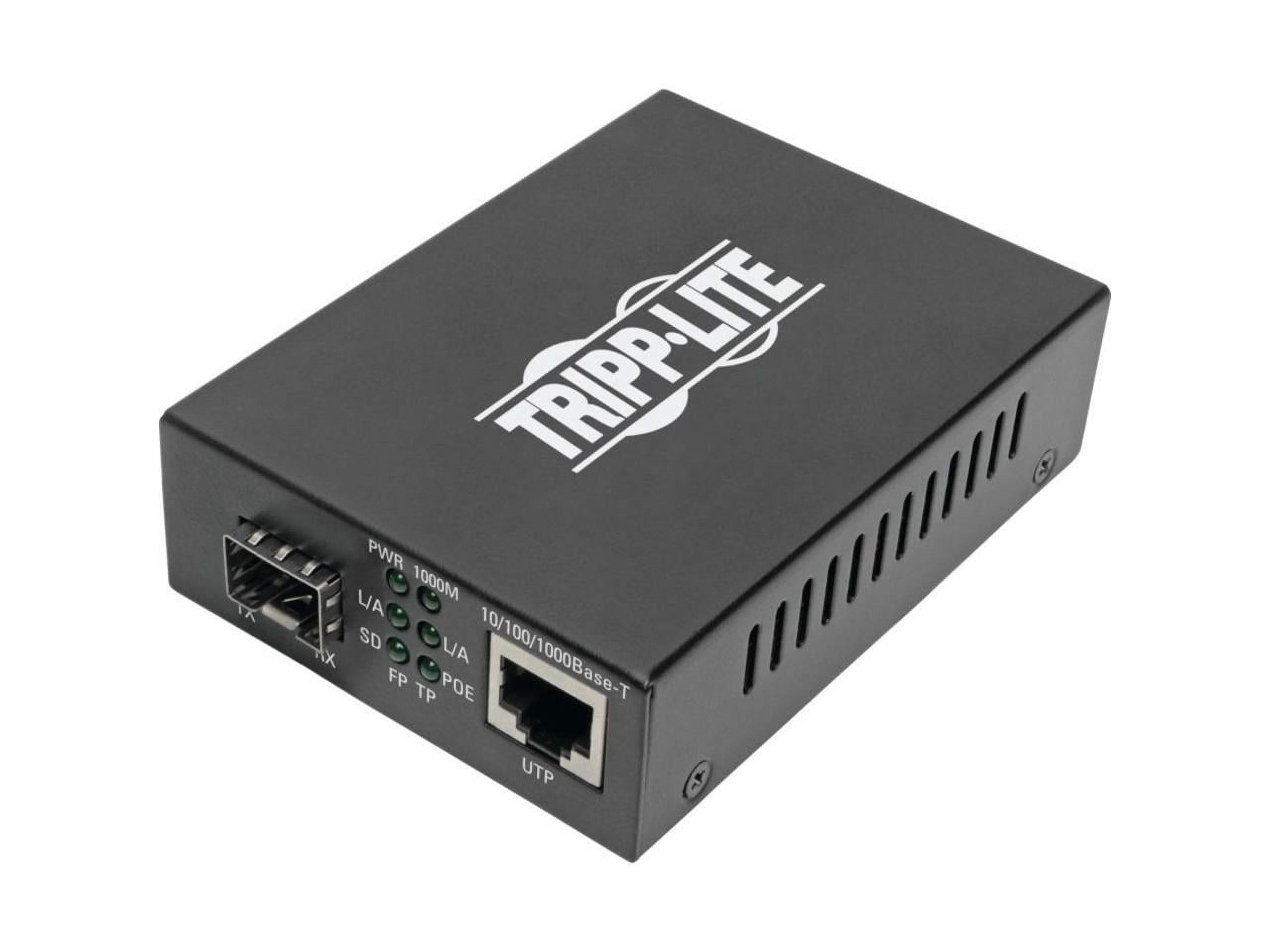 Eaton Tripp Lite Series Gigabit SFP Fiber to Ethernet Media Converter ...