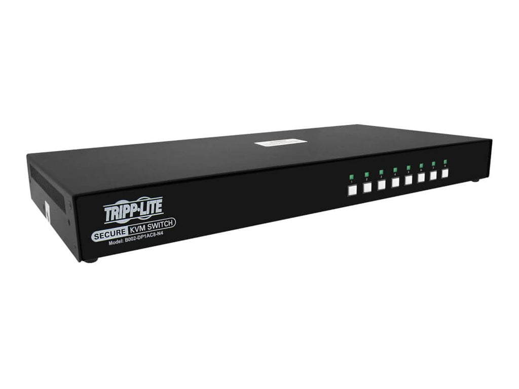 Tripp Lite Secure KVM Switch, 8-Port, Single Head, DisplayPort to ...