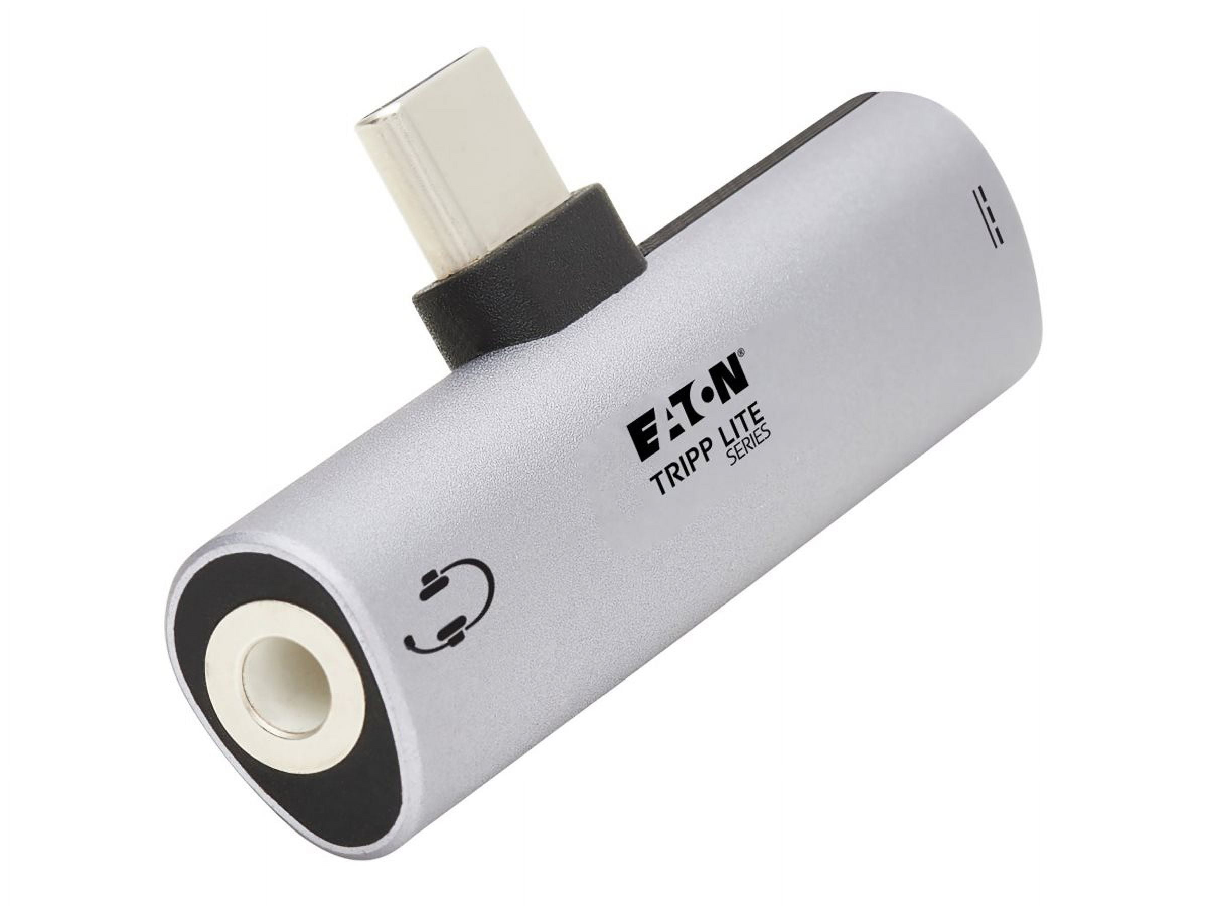 Tripp Lite by Eaton USB-C to 3.5 mm Headphone Jack Adapter for Hi-Res ...