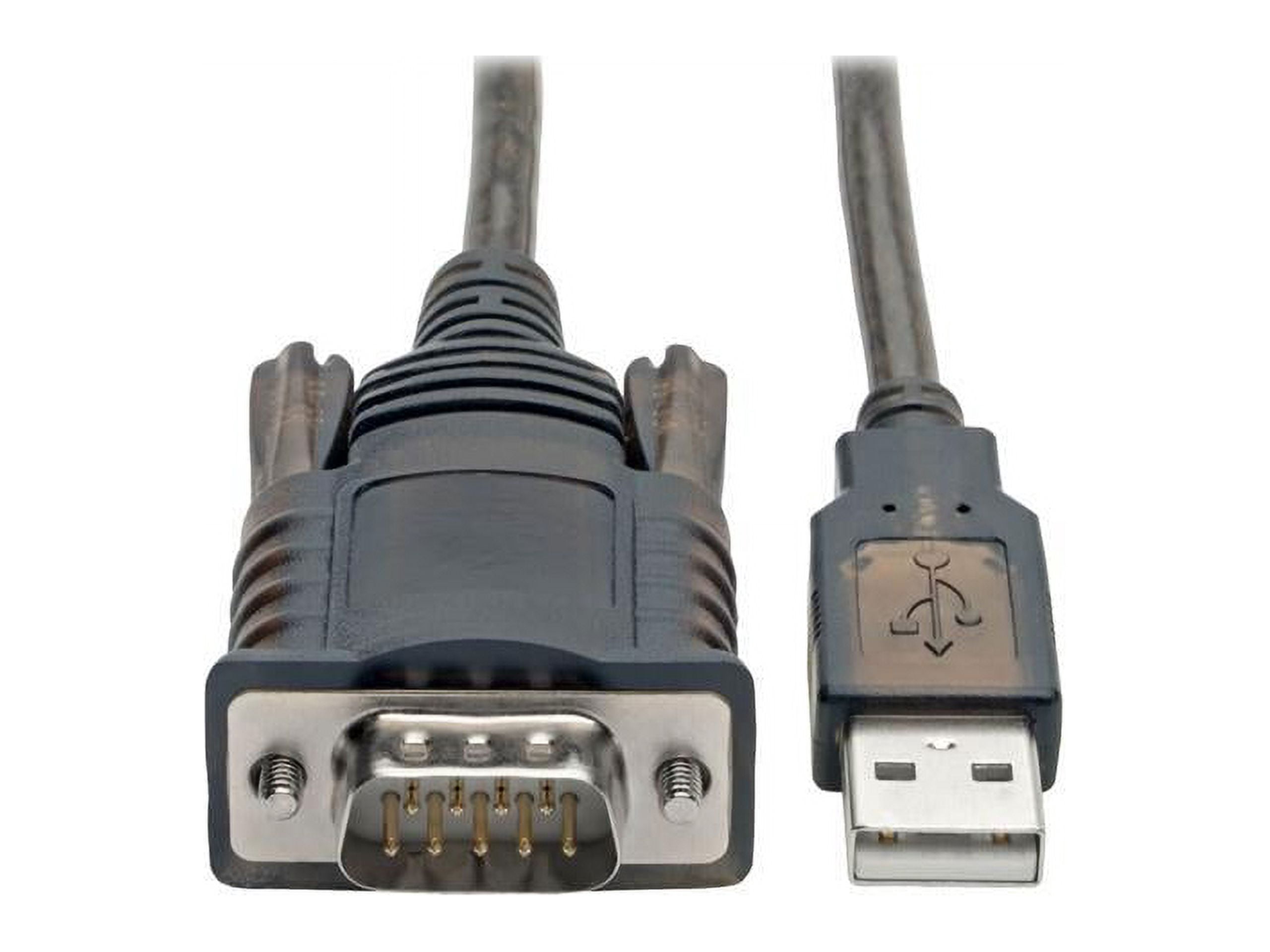 Tripp Lite FTDI USB to Serial RS-232 Adapter Cable w/ COM Retention M/M ...