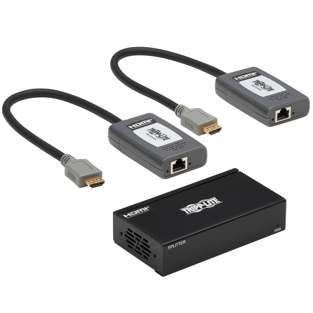 Tripp Lite Hdmi Over Cat6 Extender Kit, Splitter/2x Pigtail Receivers 2 ...