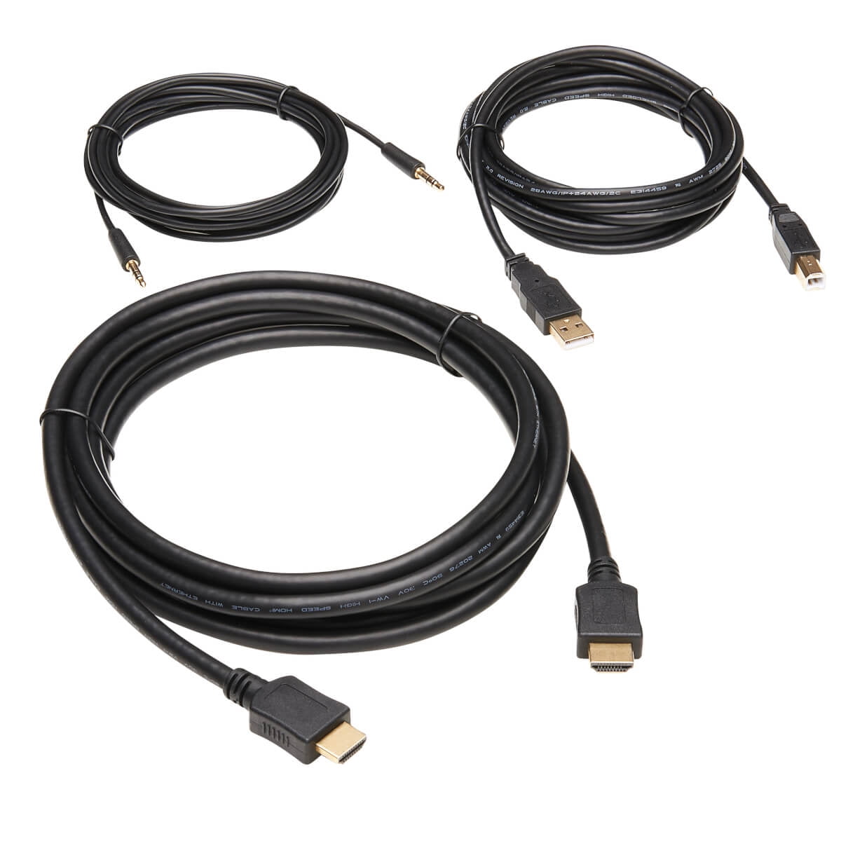 Tripp Lite Hdmi Kvm Cable Kit 4k Hdmi, Usb 2.0, 3.5 Mm Audio (m/m ...