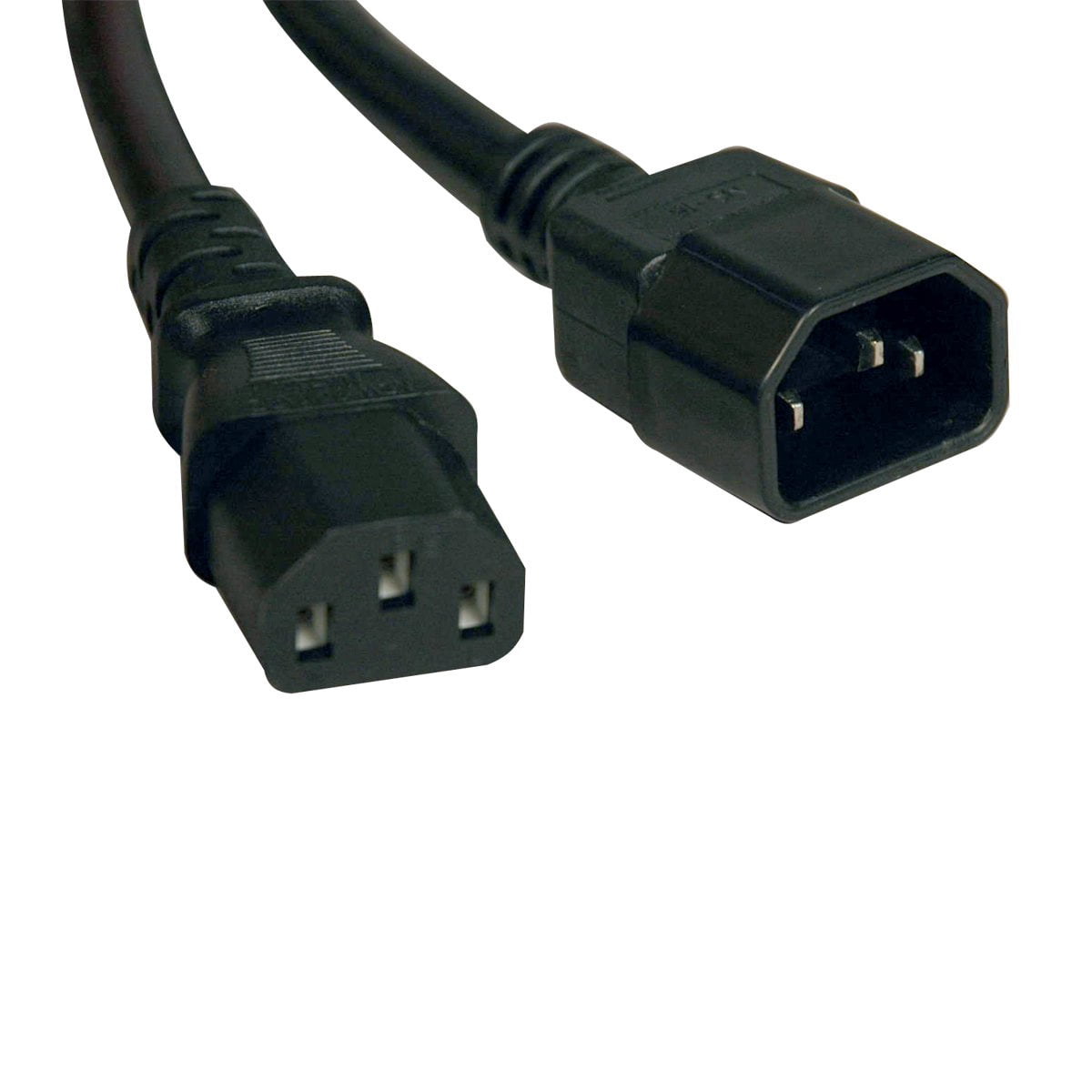 Tripp Lite Heavy-Duty Power Extension Cord 15A, 14AWG (IEC-320-C14 to ...