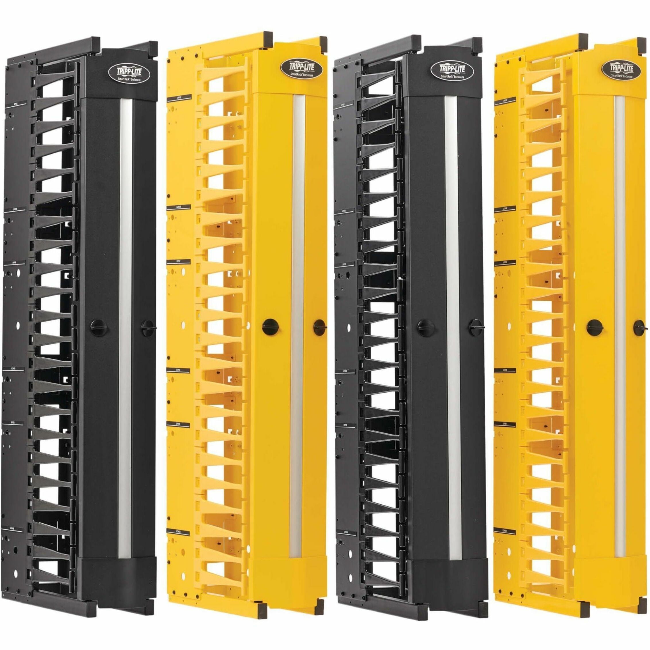 Tripp Lite High-Capacity Vertical Cable Manager - Deep Double Finger ...