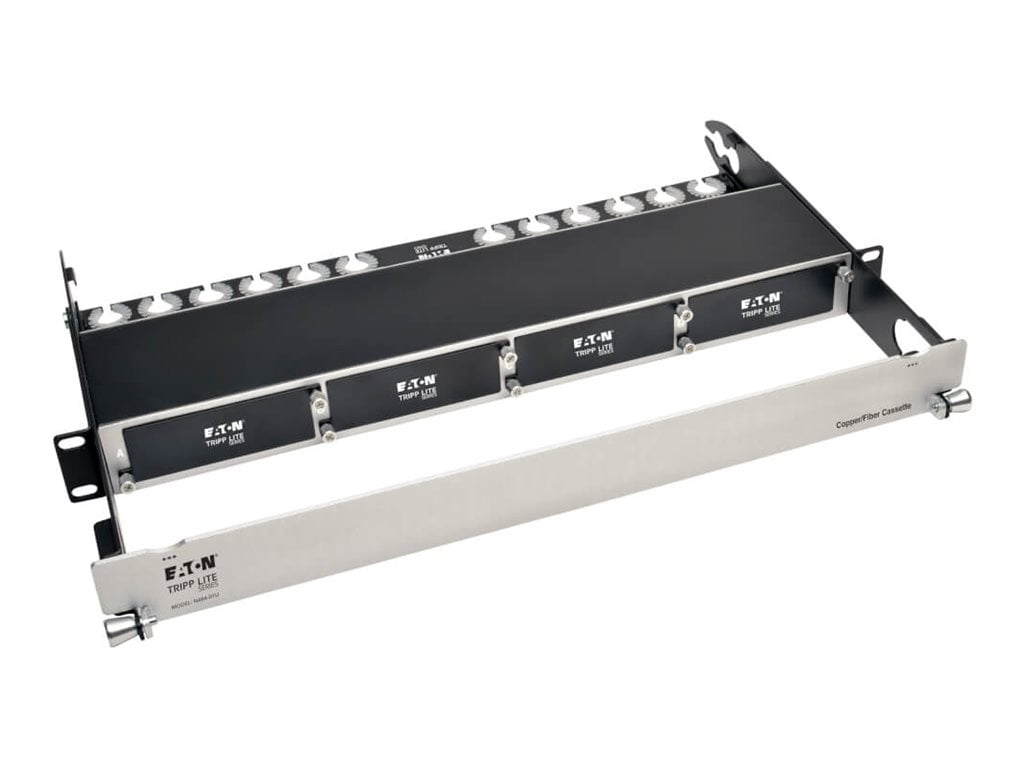 Tripp Lite High Density Copper Fiber Enclosure Panel 4-Cassette ...