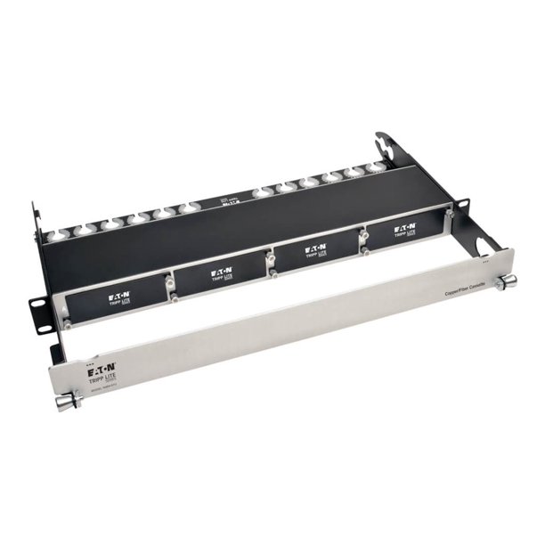 Tripp Lite High Density Copper Fiber Enclosure Panel 4-Cassette ...