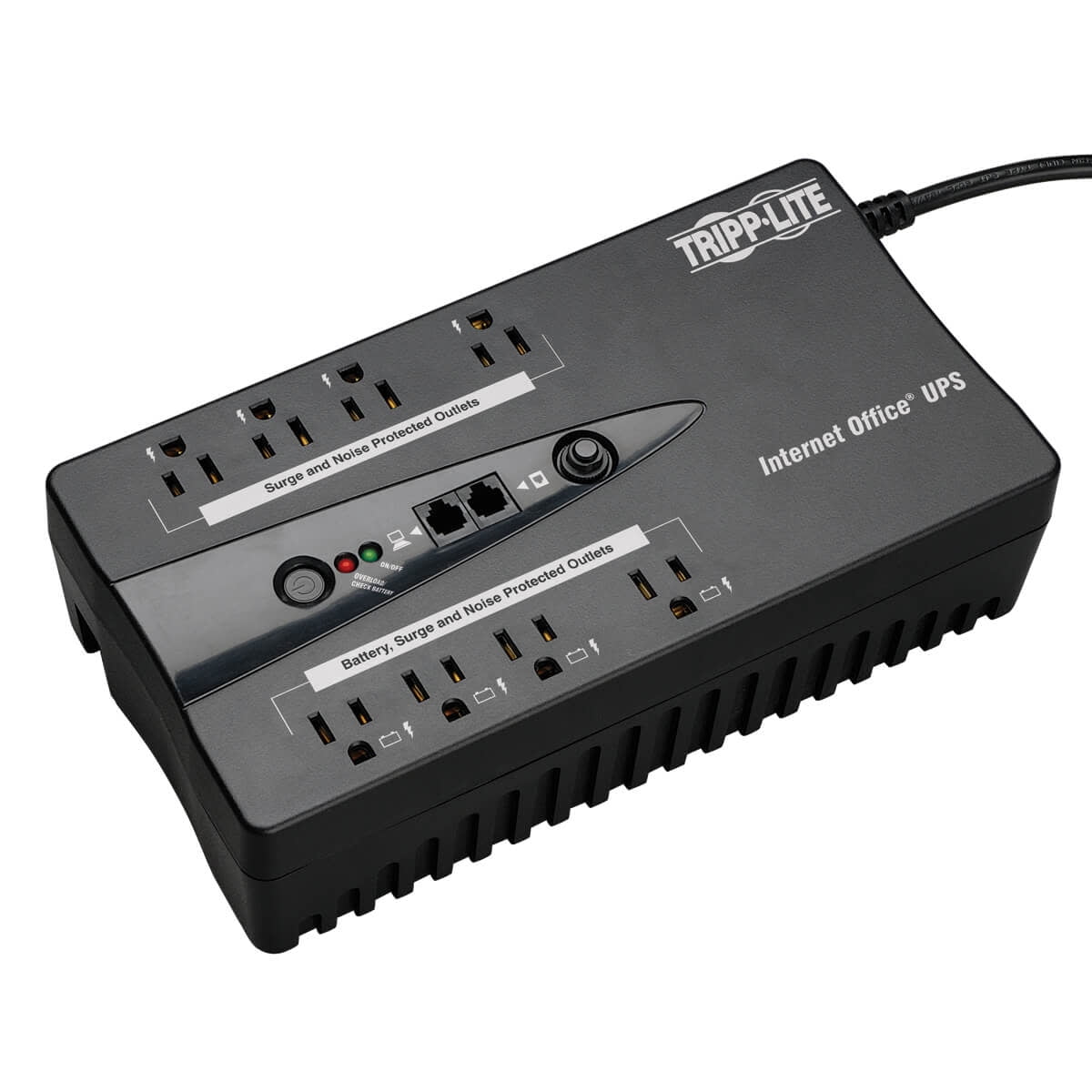 Tripp Lite 550VA 300W 120V 10-Outlet UPS Desktop Battery Back Up ...