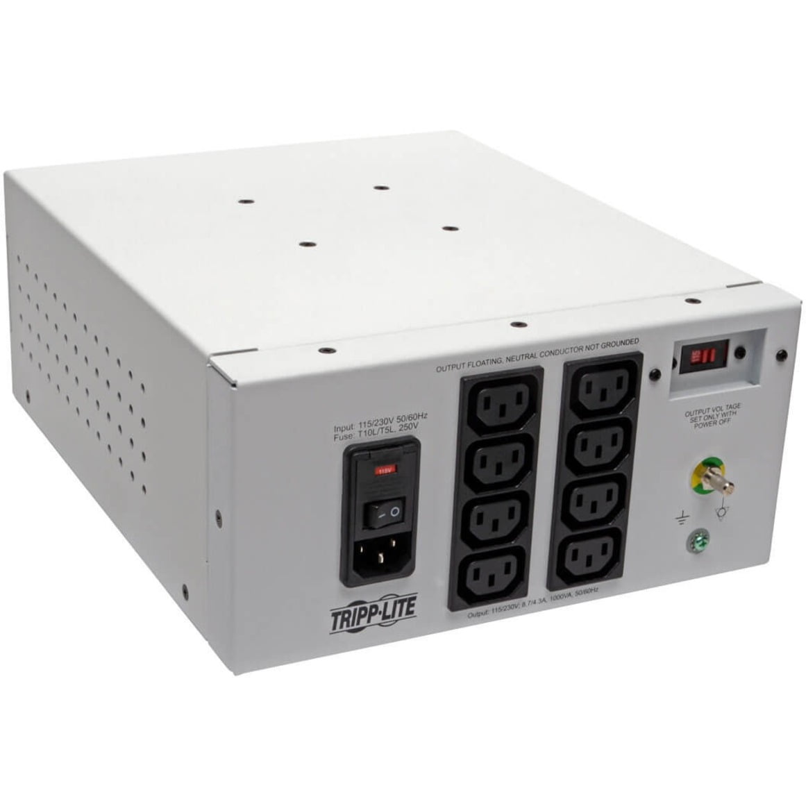 Tripp Lite IS1000HGDV 1000W Isolation Transformer Hospital Dual - 115 ...