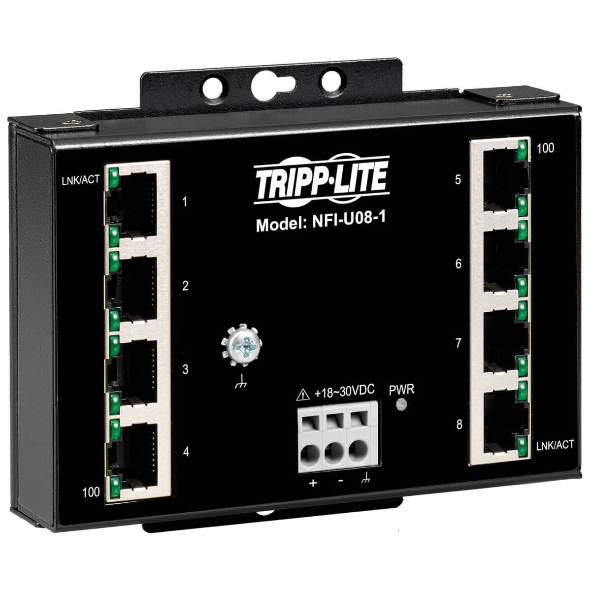 Tripp Lite Industrial Ethernet Switch 8-port Unmanaged 10/100 Mbps ...