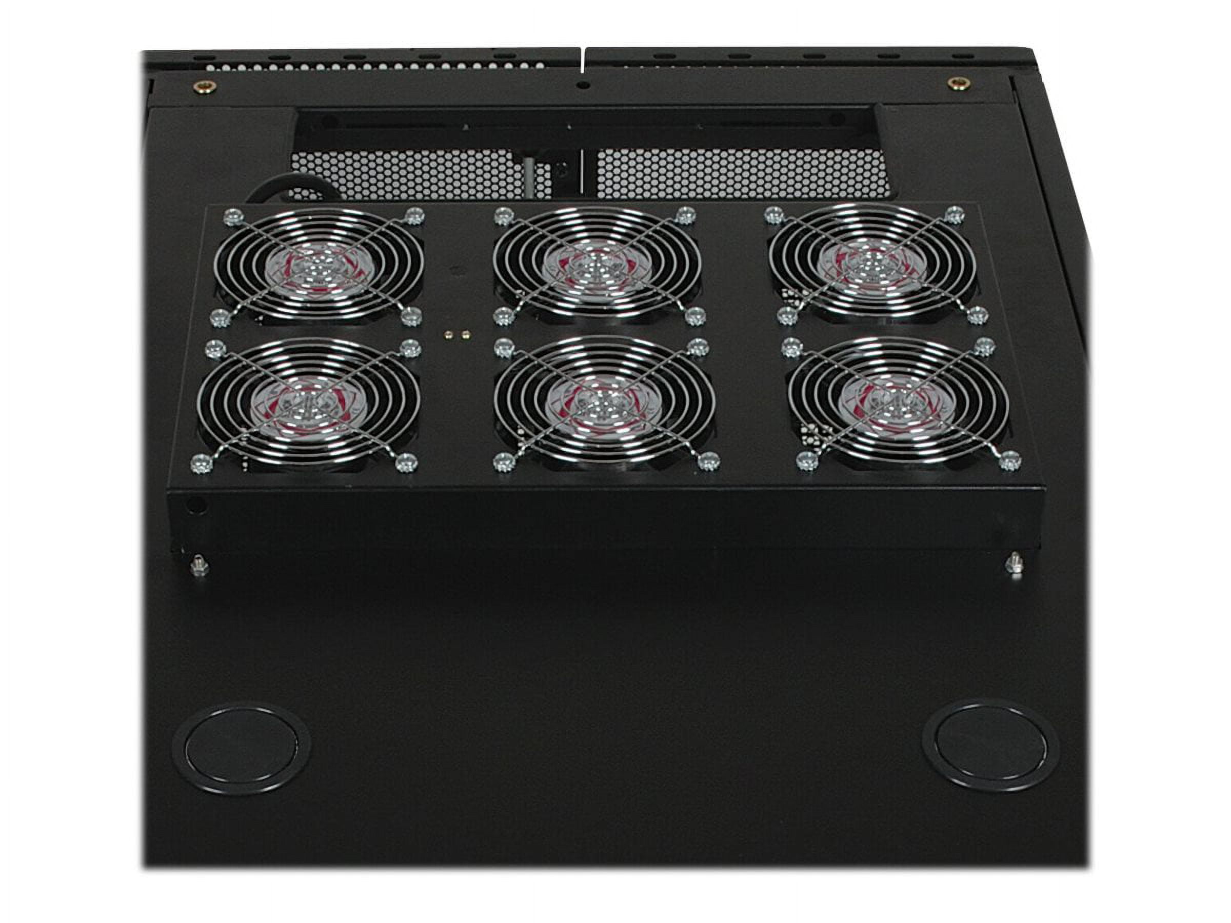 RACK ENCLOSURE ROOF FAN PANEL SERVER CABINET 6 208-240V FANS - Walmart.com