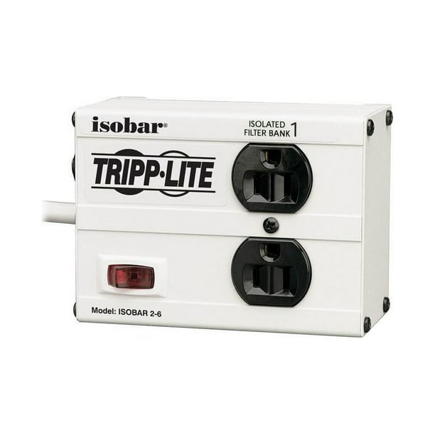 Tripp Lite Isobar 2-6 Outlets Surge Suppressor - Walmart Business Supplies