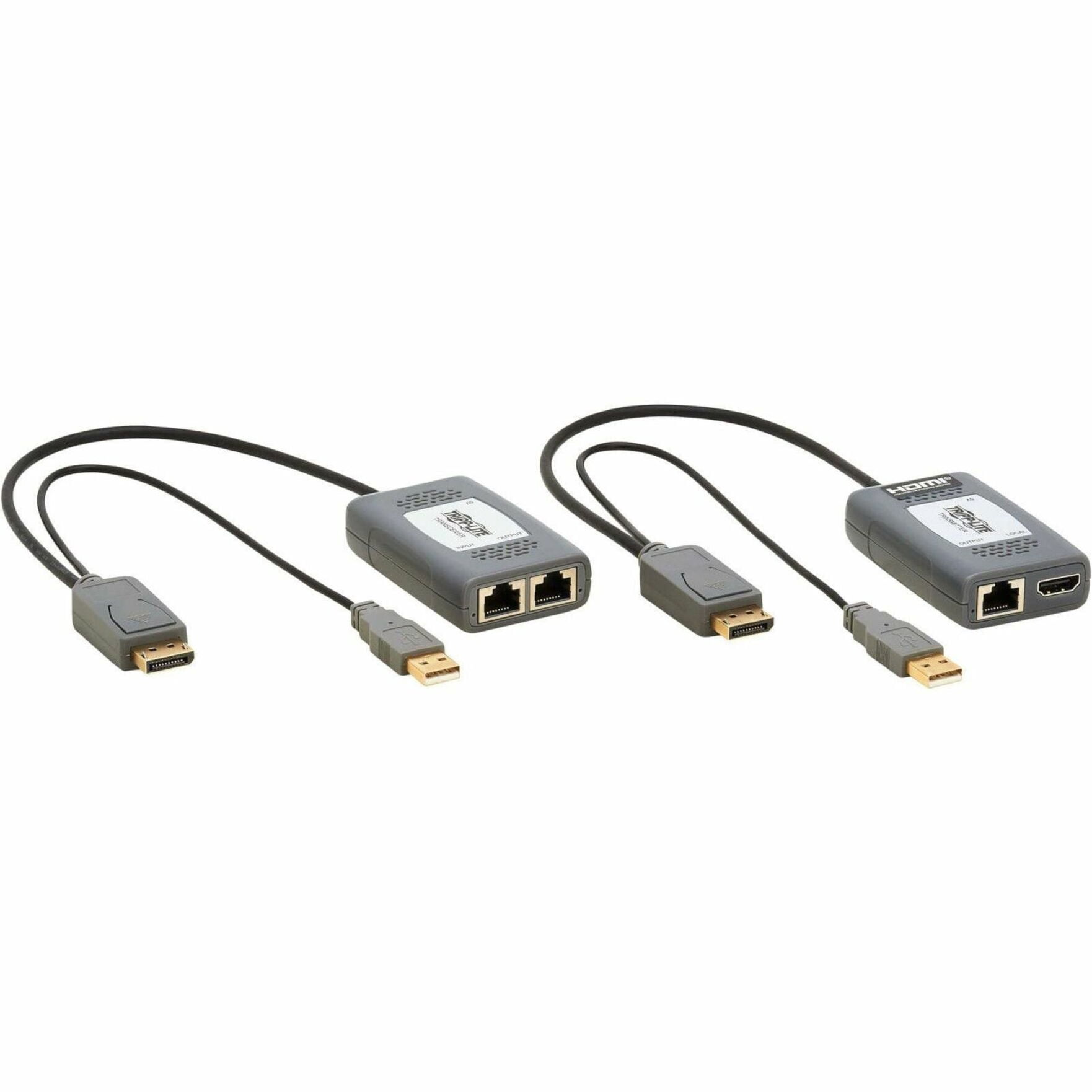 Tripp Lite Long-Distance DisplayPort Over Cat6 Extender Kit, 4K @ 60Hz ...