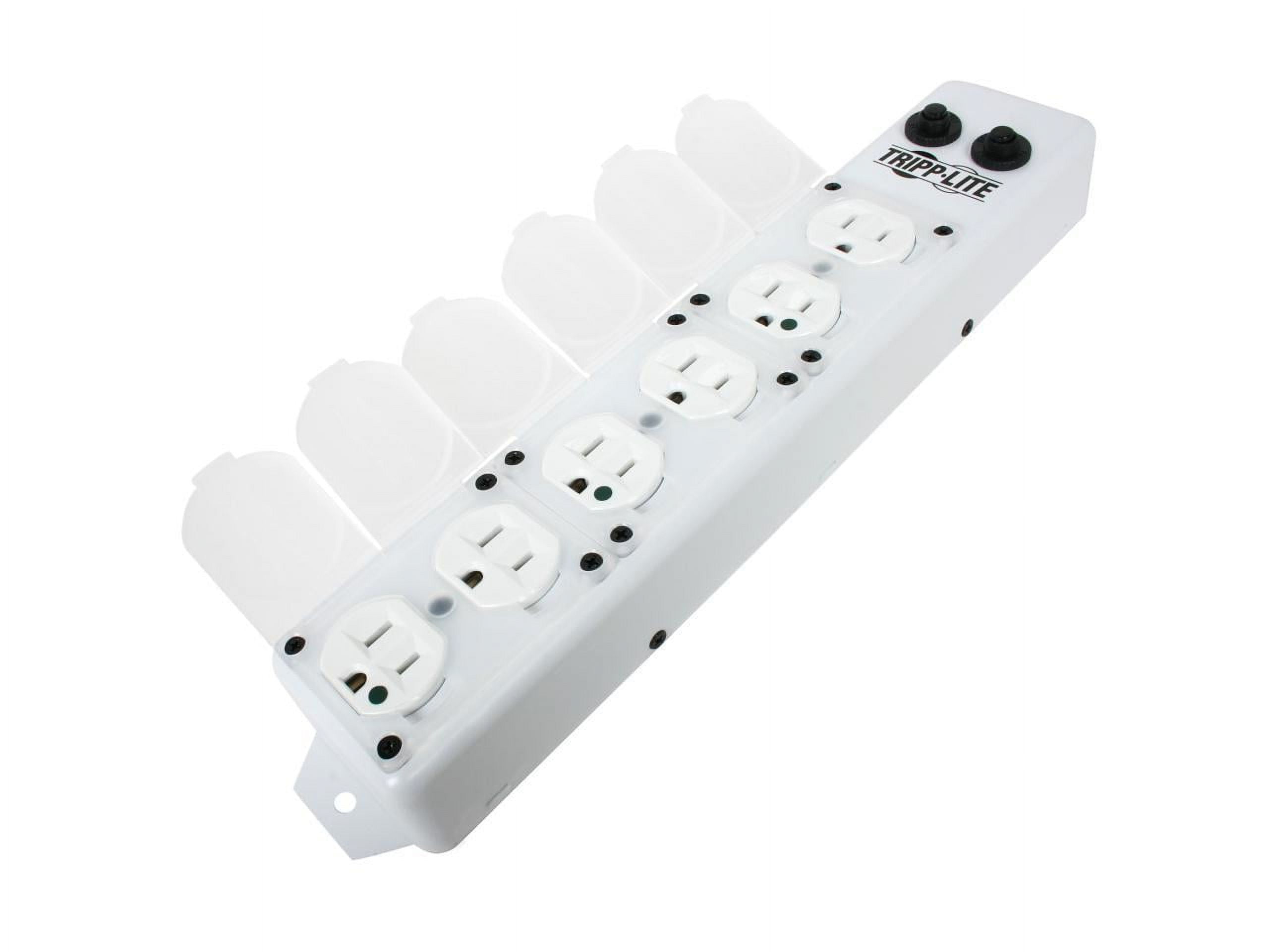 Tripp Lite Medical Power Strip, 6 Outlets, 15ft Cord, Patient Care ...