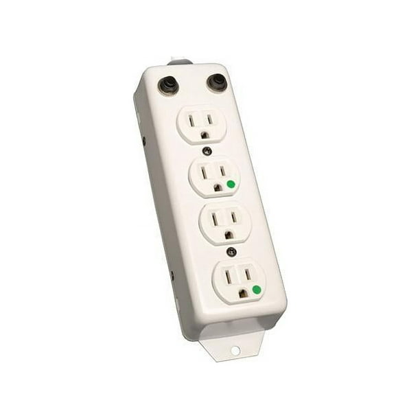 Tripp Lite Medical-Grade Power Strip with 4 15A Hospital-Grade Outlets ...