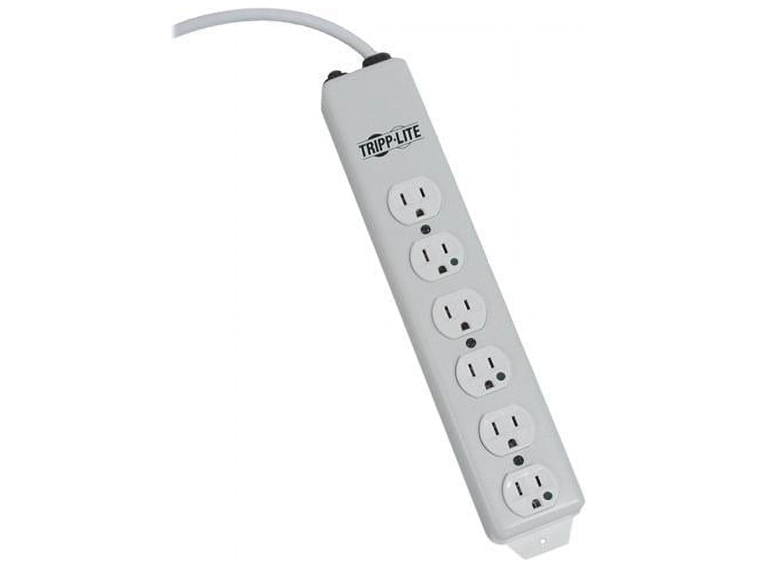Tripp Lite Medical-Grade Power Strip with 6 Hospital-Grade Outlets, 1.5 ...