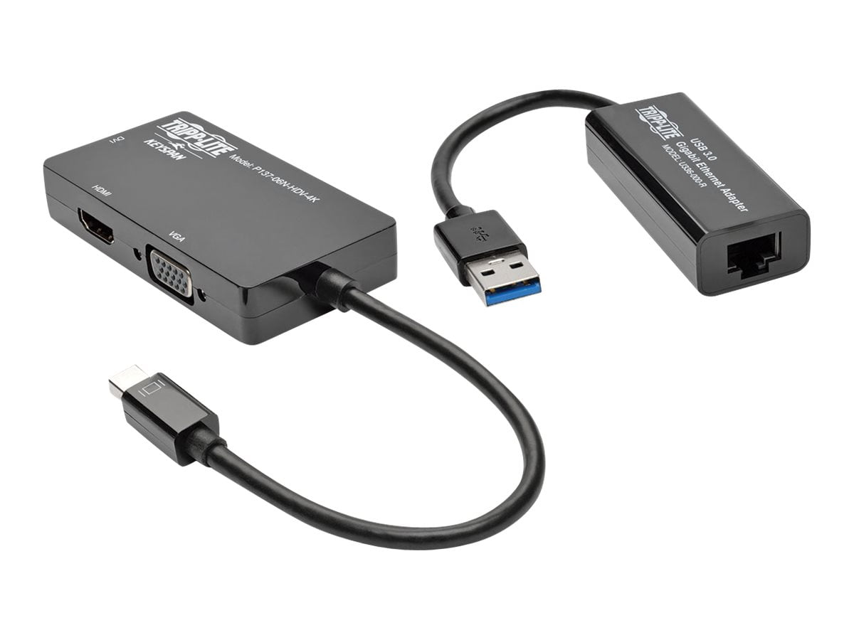 Tripp Lite 4K Video & Ethernet 2-in-1 Kit for Microsoft Surface ...