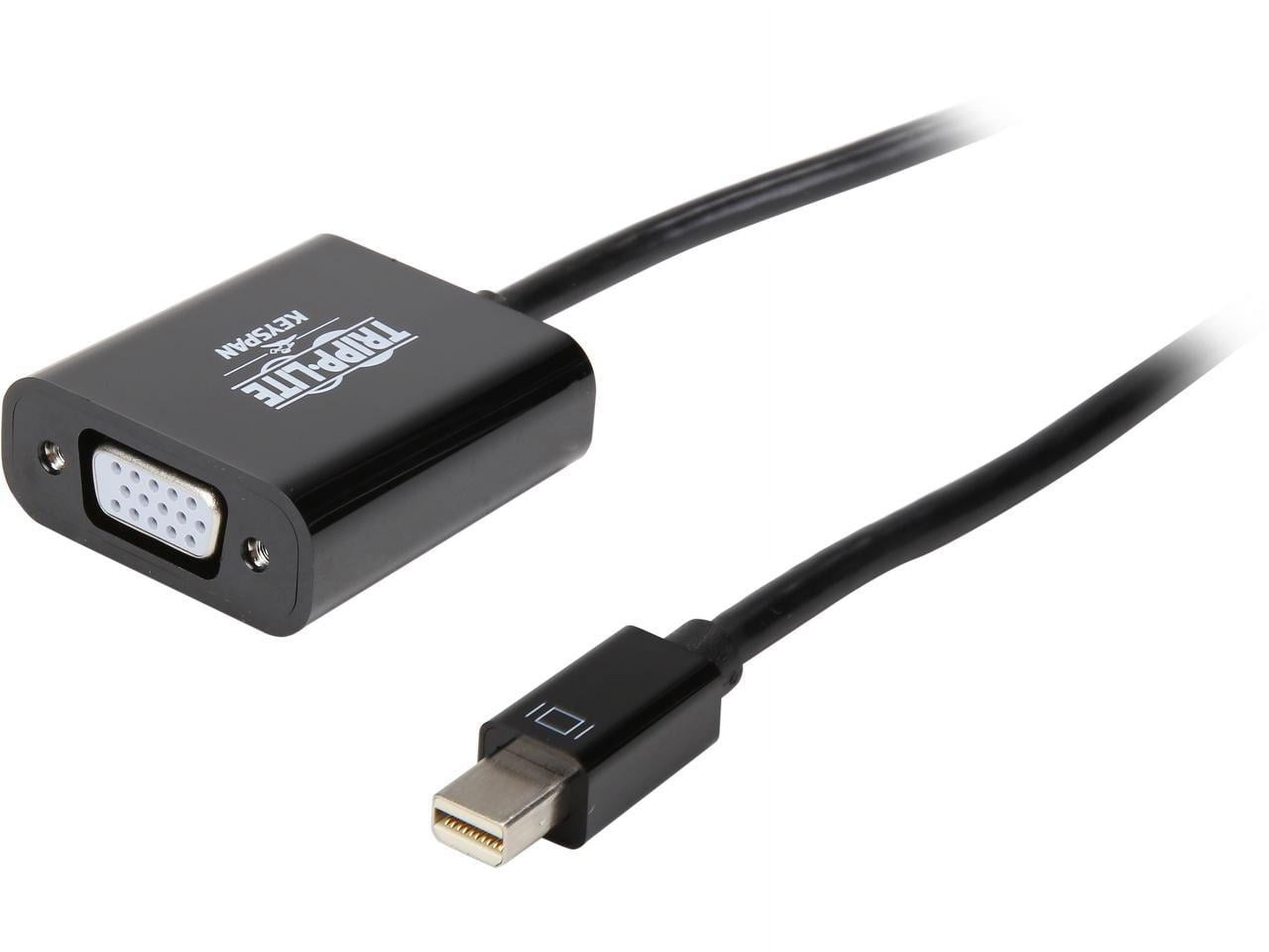 Tripp Lite Mini DisplayPort 1.2 to VGA Adapter Active 1080p Black mDP ...