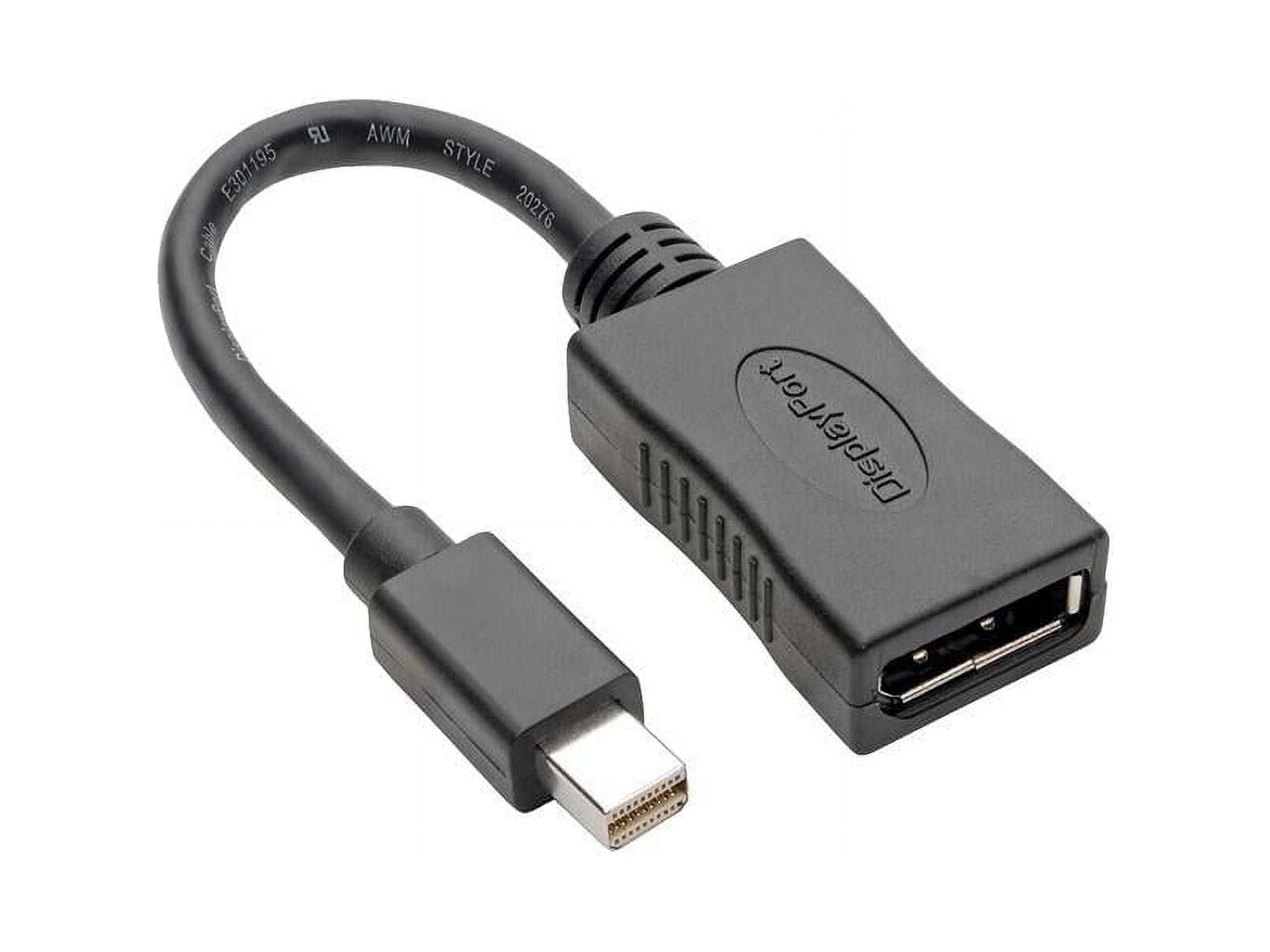Tripp Lite Mini DisplayPort to DisplayPort Adapter 4K @ 60Hz mDP to DP ...