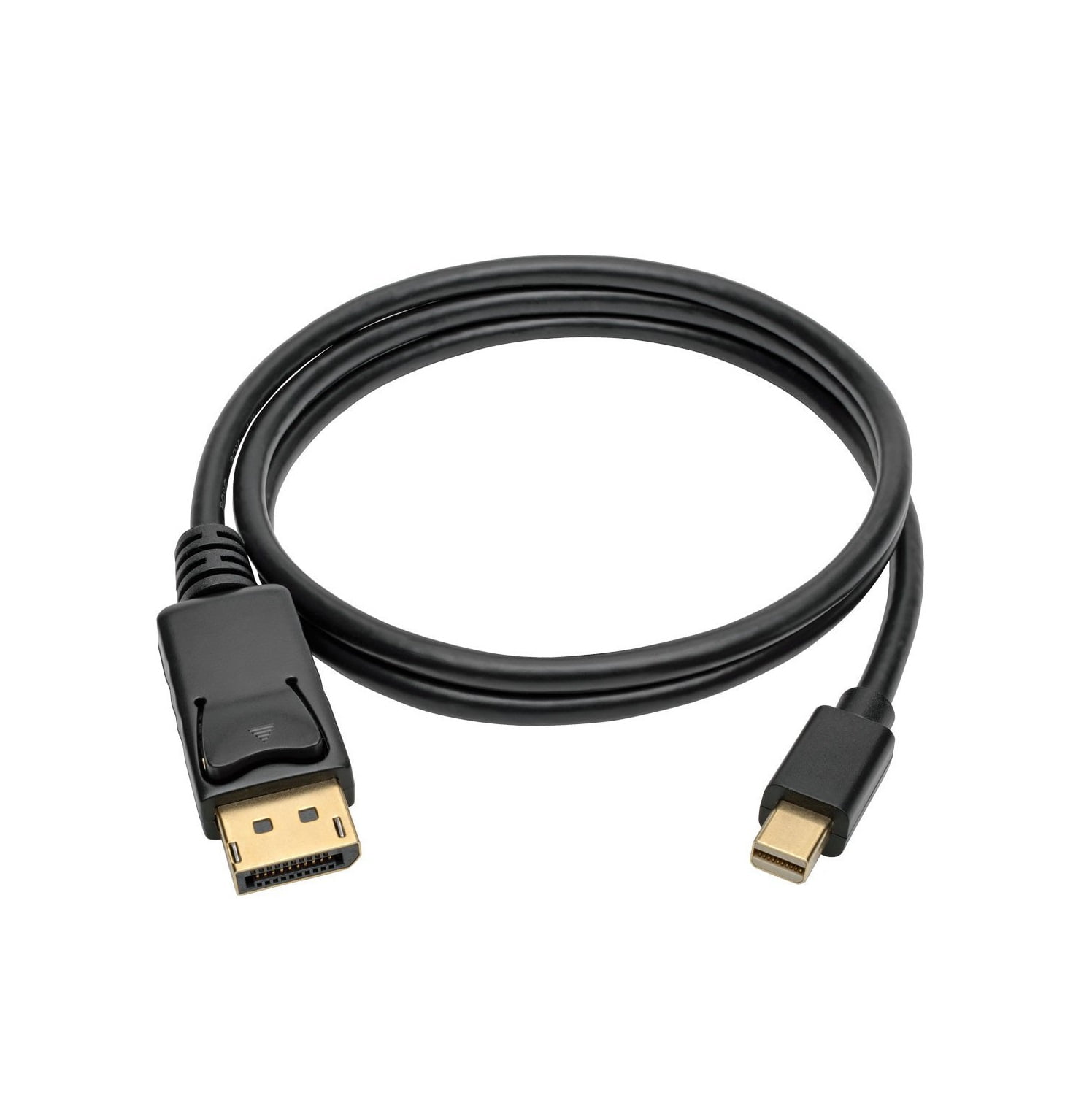Tripp Lite Mini Displayport To Displayport Adapter Cable 4K M/M Black ...