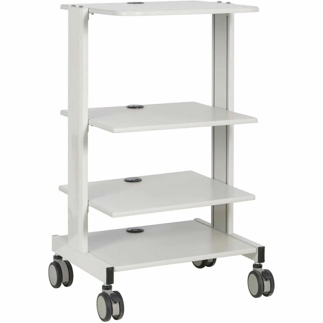 Tripp Lite Mobile Workstation with Adjustable Shelves, Locking Casters ...