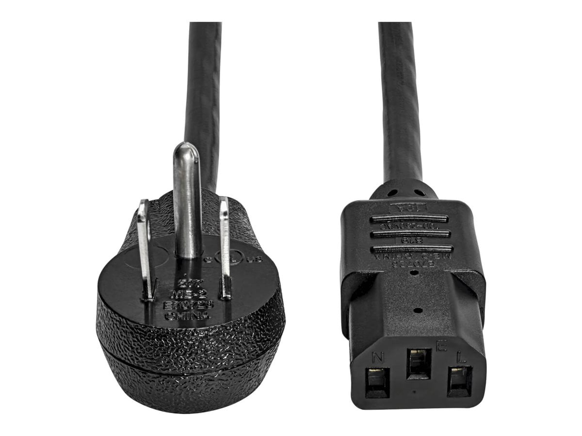 Tripp Lite Model P007-006-15D 6 ft. Desktop Computer Power Cord, Right ...