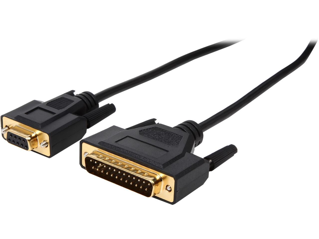 Tripp Lite Model P404-006 6 ft. AT Serial Modem Gold Cable (DB25M to ...