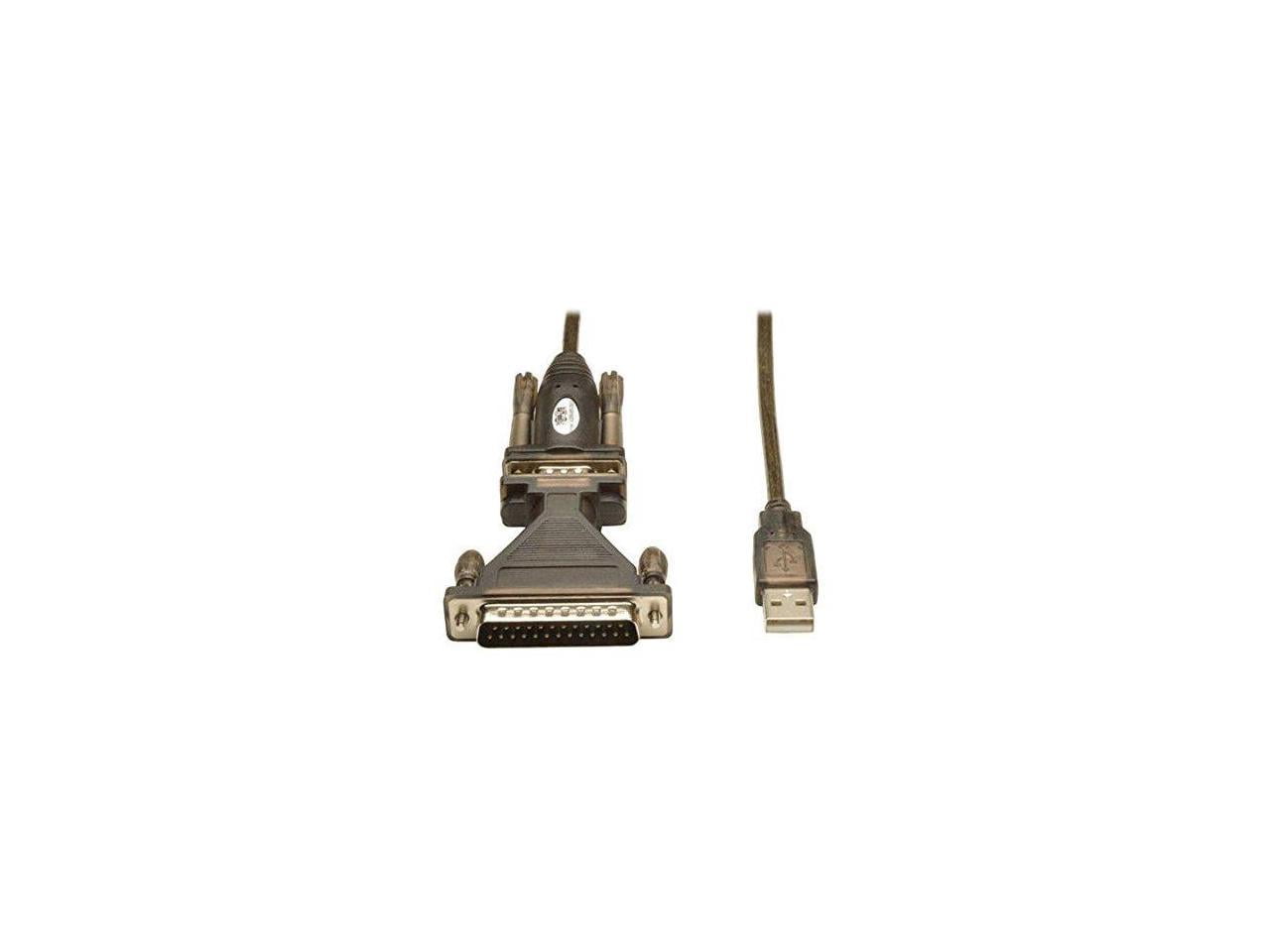 Tripp Lite Model U209-005-DB25 USB-to-Serial Cable Adapter (USB-A to ...