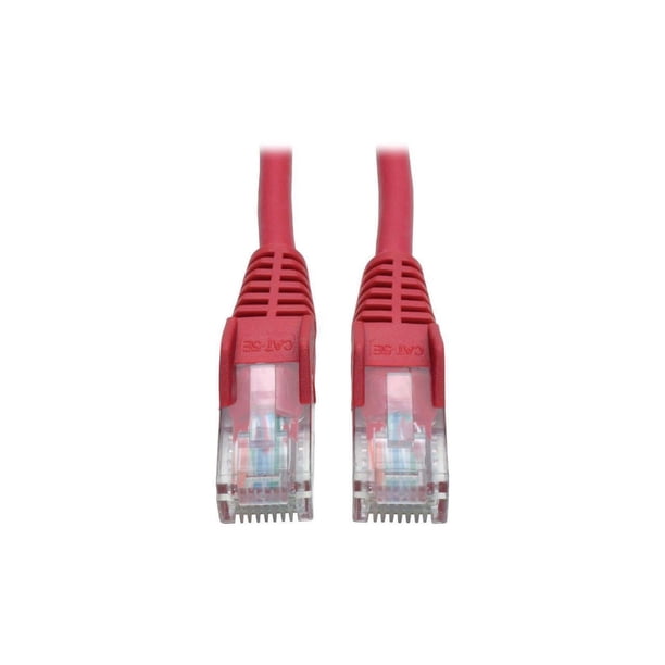 Tripp Lite N001-006-RD Cat5e 350 MHz Snagless Molded UTP Patch Cable ...
