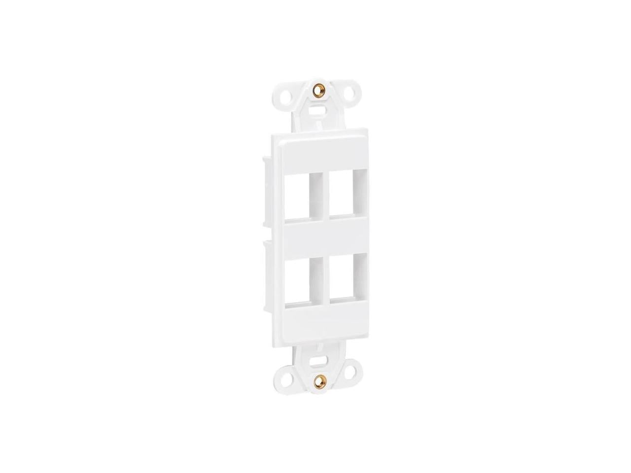 EATON TRIPP LITE SERIES CENTER PLATE INSERT, DECORA STYLE - VERTICAL, 4 ...