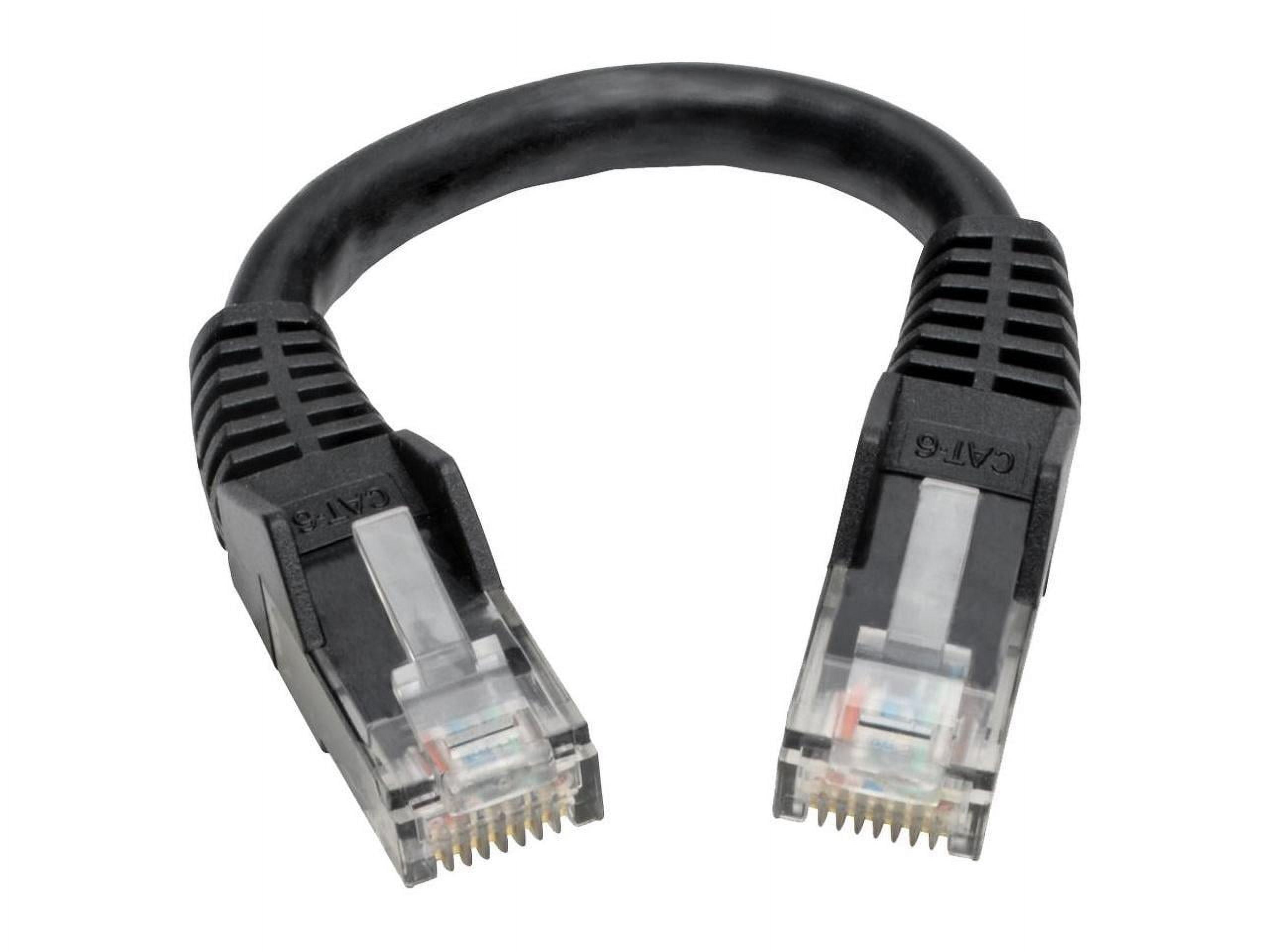 Tripp Lite N201-06N-BK Premium Cat6 Gigabit Snagless Molded Utp Patch Cable, 24 Awg, 550 Mhz/1 ...