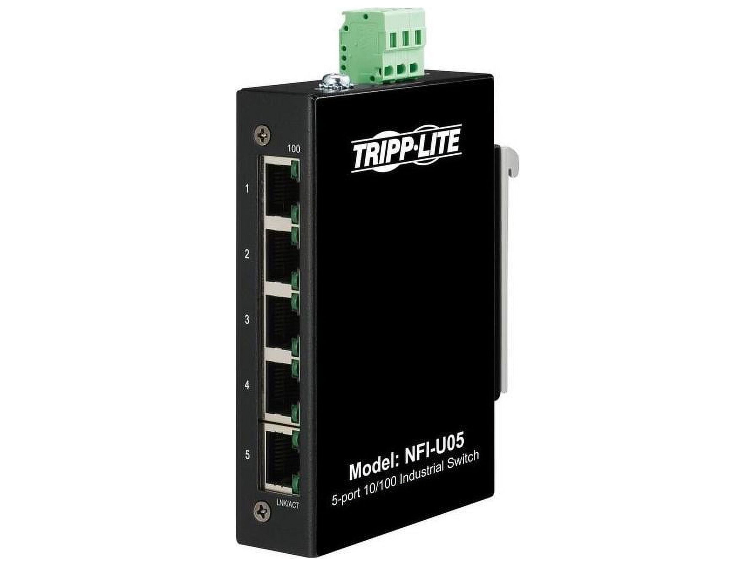 Tripp Lite NFI-U05 Ethernet Switch - 5 Ports - Fast Ethernet - 10 ...