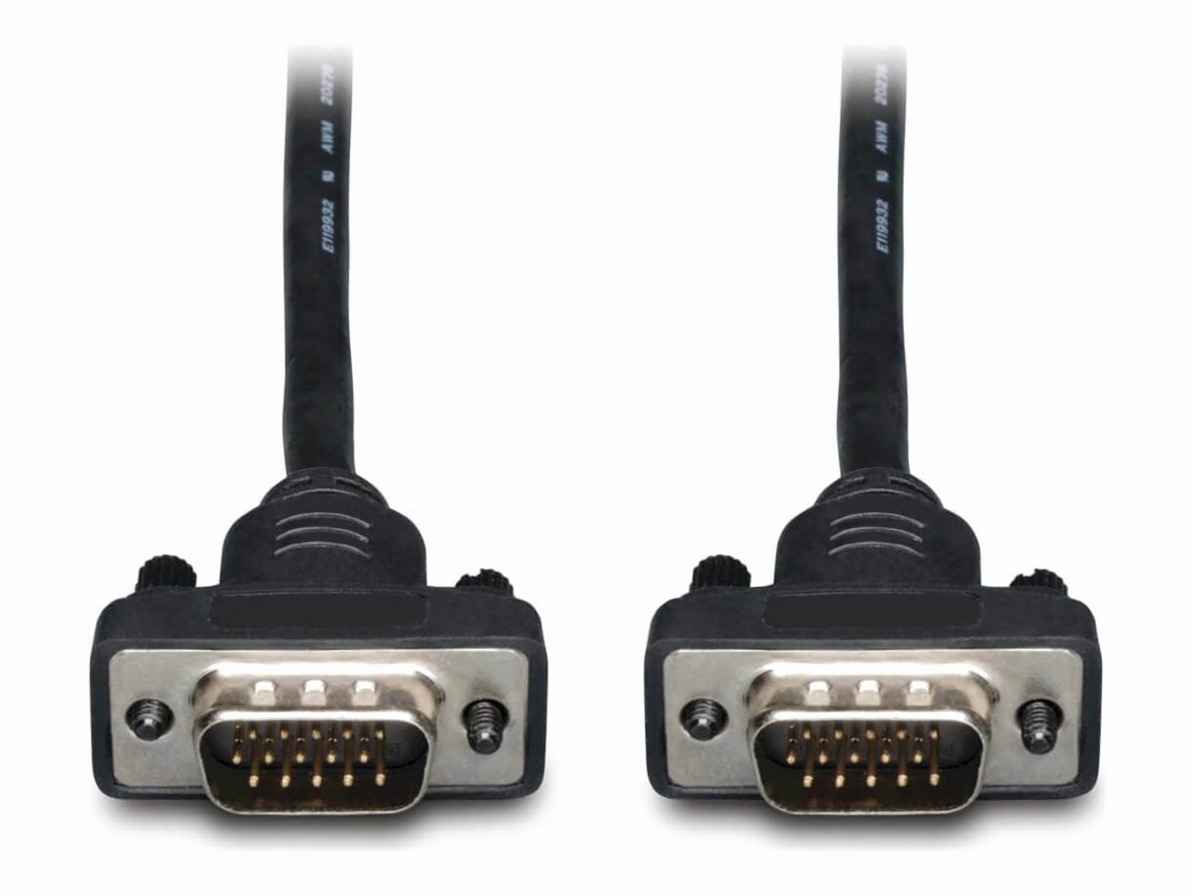 Tripp Lite 6ft Low-Profile VGA Coax High Resolution Monitor Cable with ...
