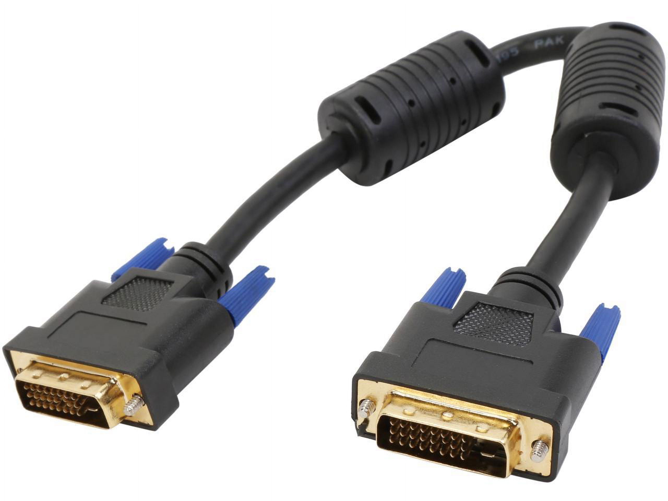 Tripp Lite P560-001 Black & White DVI-D to DVI-D Male to Male Black ...
